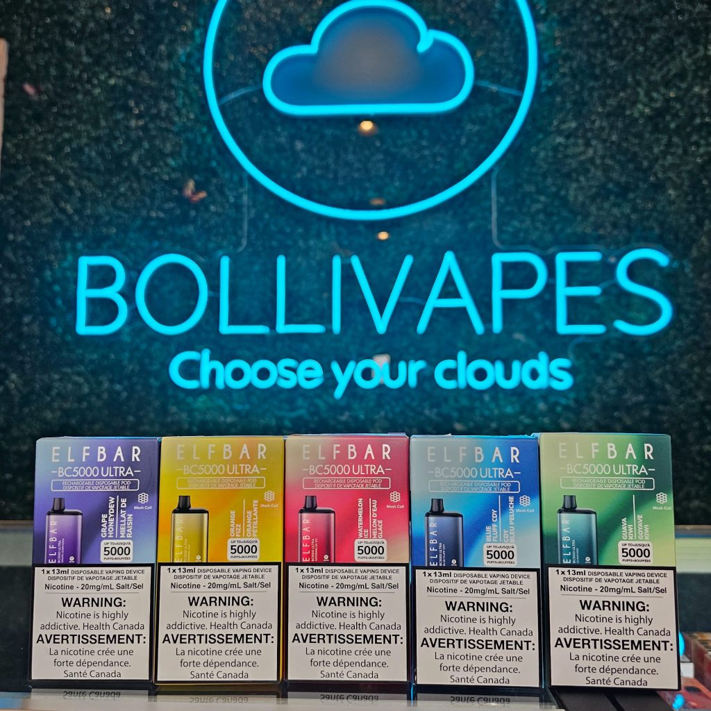 ELFBAR BC5000 ULTRA - Disposable Vape - 5000 Puffs - Bollivapes