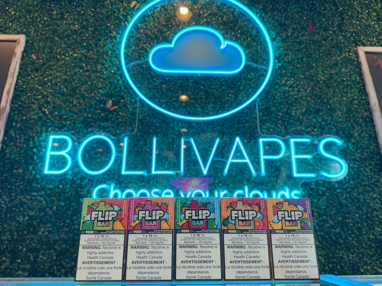 Flip Bar 2-in-1 - Disposable Vape - 9000 Puffs - Bollivapes
