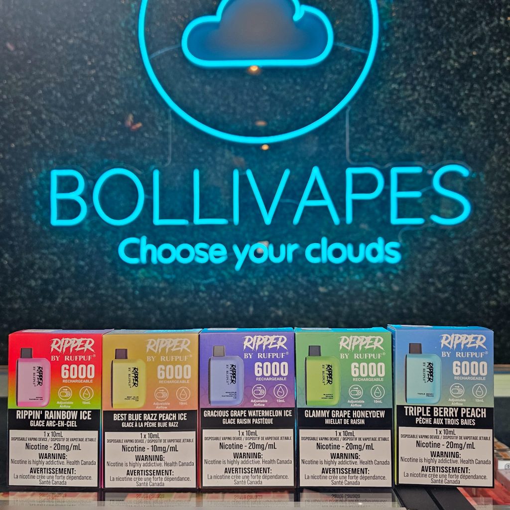 RUFPUF Ripper 6000 - Disposable Vape - 6000 Puffs - Bollivapes